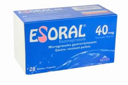 ESORAL 40 mg B/28 en Tunisie GASTRO-ENTEROLOGIE MAJ 2026